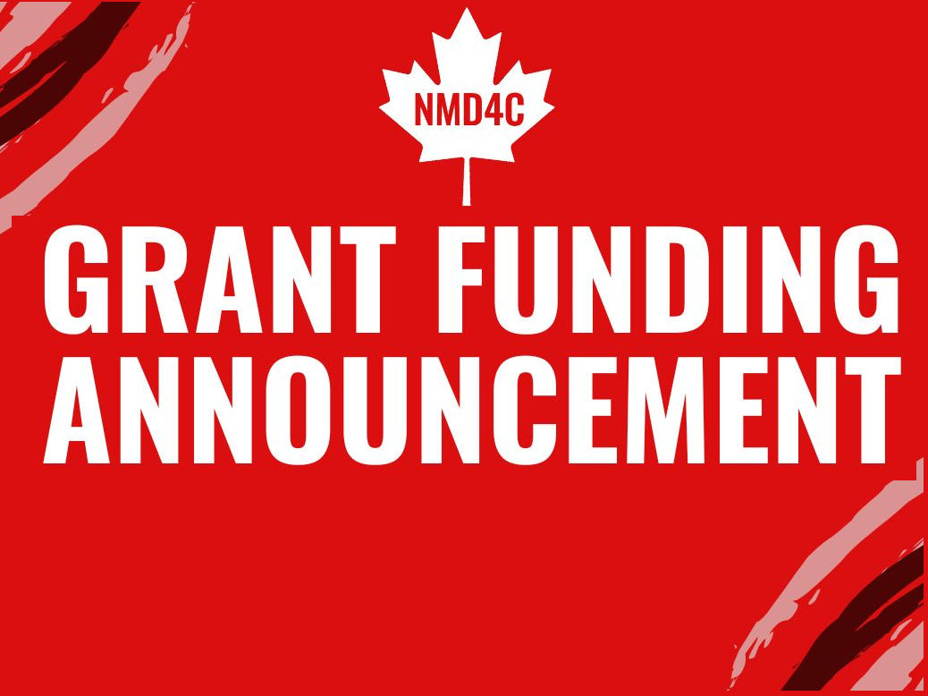 NMD4C Receives Network Grant from CIHR-IMHA and Funding from MDC ...